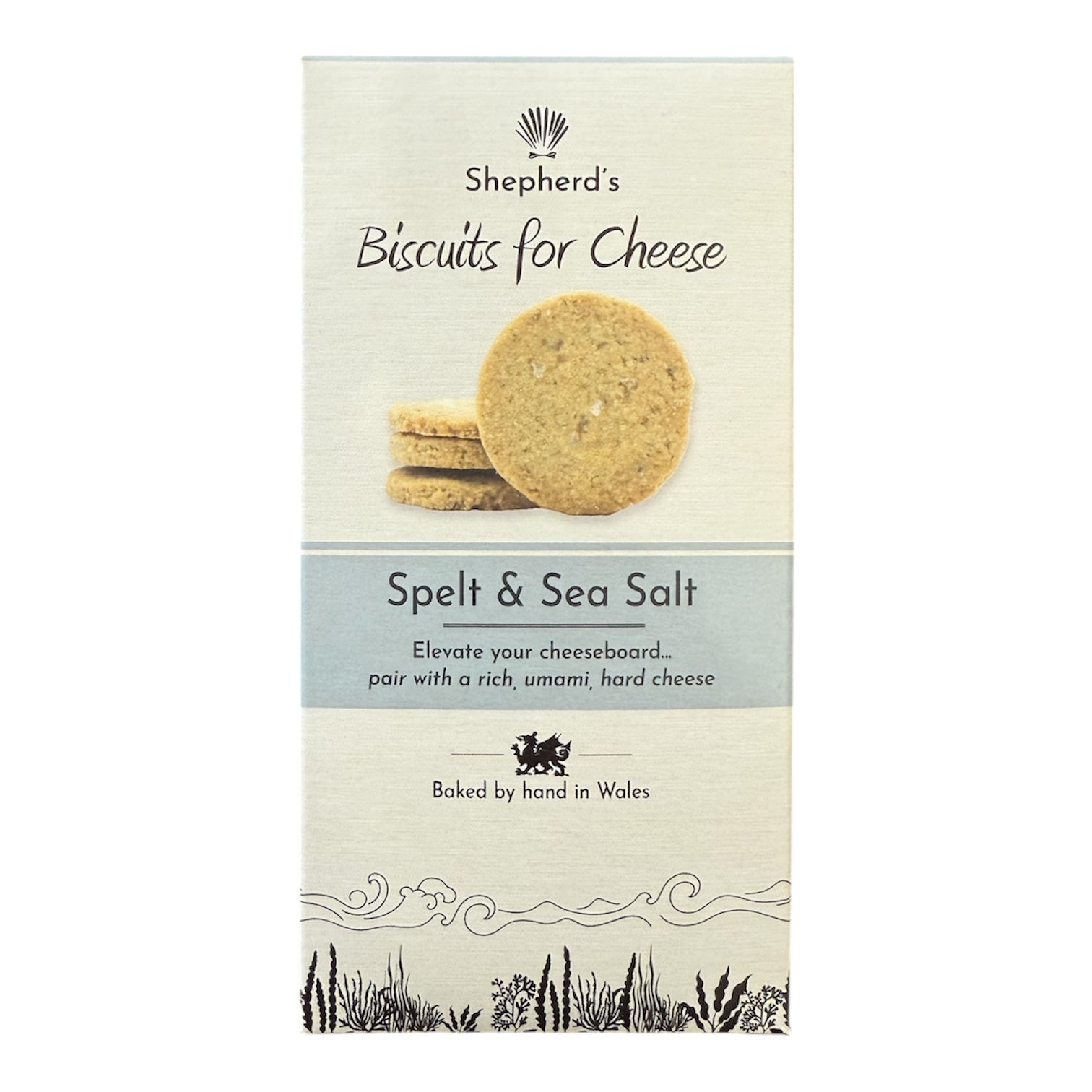 Spelt & Sea Salt Biscuits for Cheese | Shepherd’s – Anglesey Hamper Co.